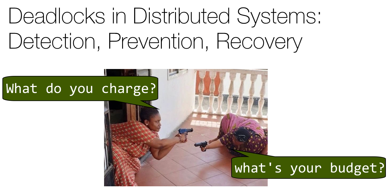 Deadlocks in Distributed Systems: Detection, Prevention, Recovery ...