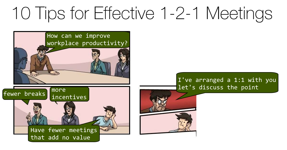 10 Tips for Effective 1-2-1 Meetings — bool.dev