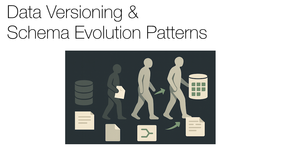 Data Versioning and Schema Evolution Patterns — bool.dev